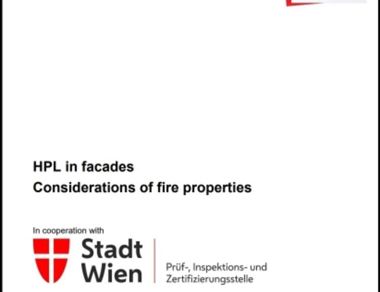 Leaflet on fire behaviour of HPL in façades